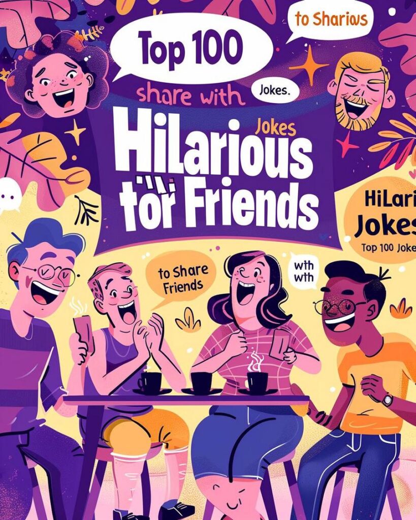 100 Funny Jokes to Tell Your Friends: Instant Laughs!