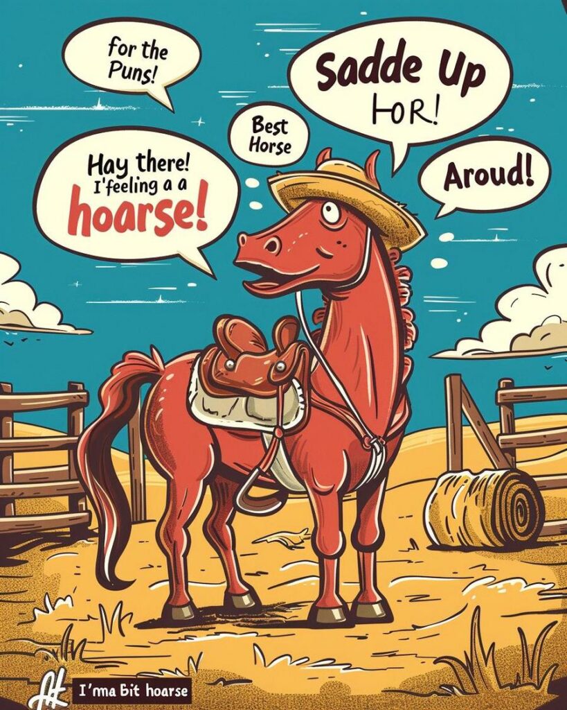 Horse Puns: Neigh-sayers Welcome for Equine Laughs!