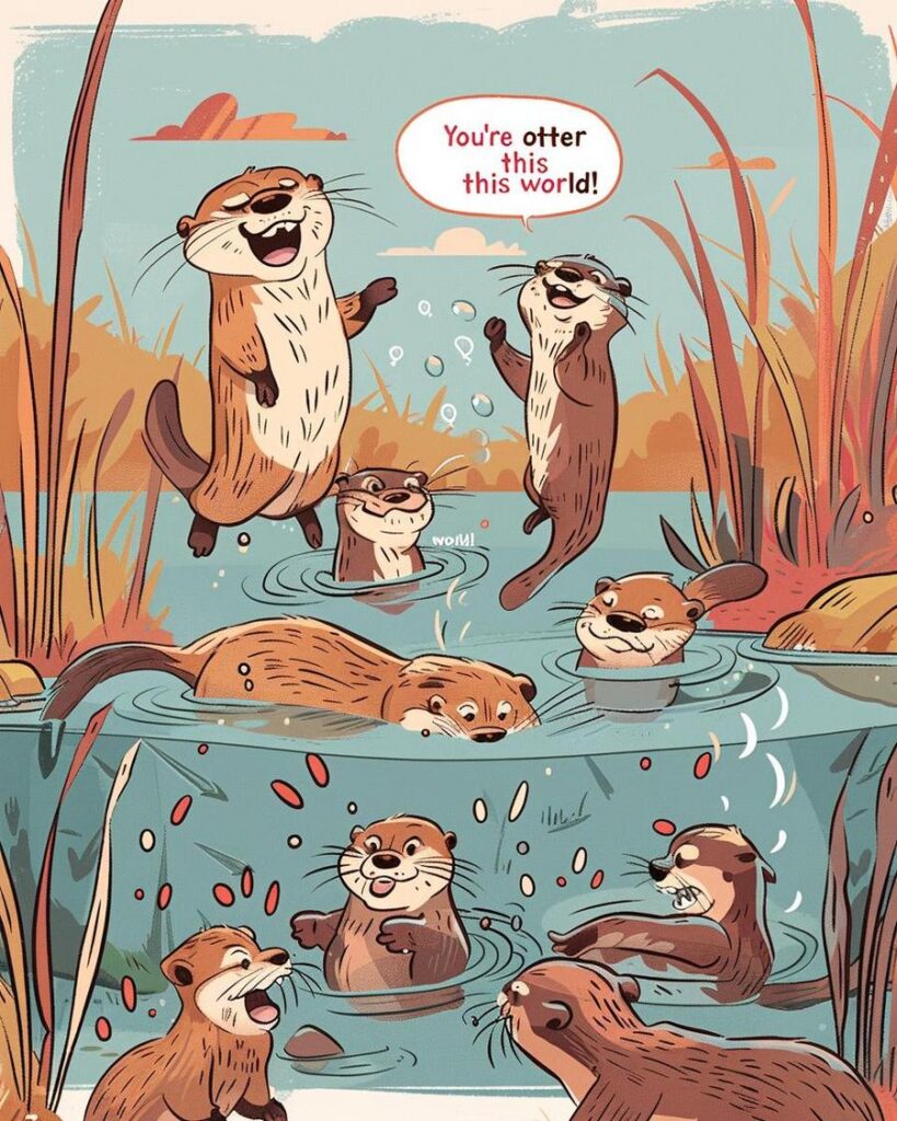Otter Puns: Unleash Waves of Laughter with Silly Jokes
