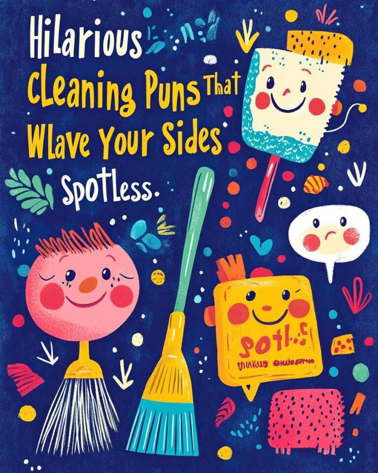 Cleaning Puns to Sweep You Off Your Feet!